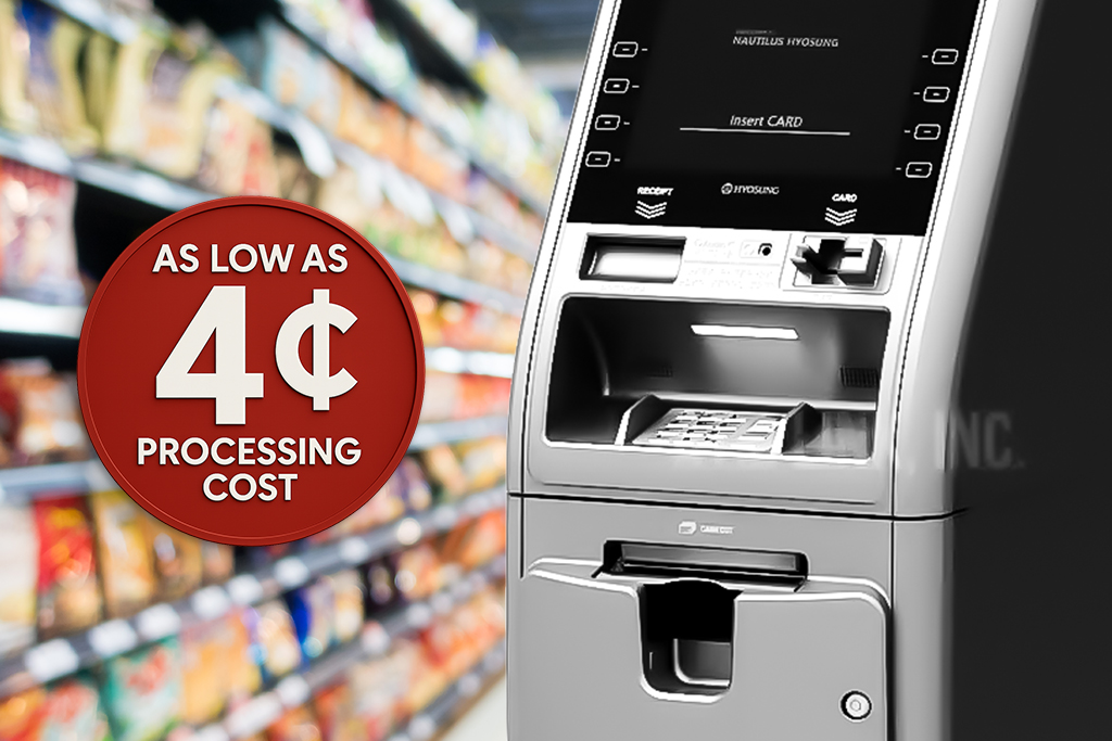 ATM Processing Costs as Low as 4 Cents | Lower ATM Processing Cost with ...
